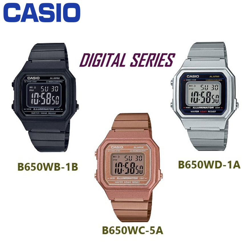 Casio Series Standard Digital Unisex Watch B650W | Shopee Malaysia
