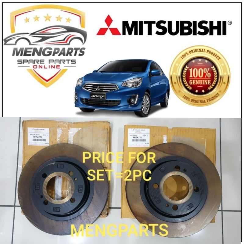 ORIGINAL MITSUBISHI ATTRAGE A13A 1.2 2013Y-2018Y FRONT DISC BRAKE LOTTO ...