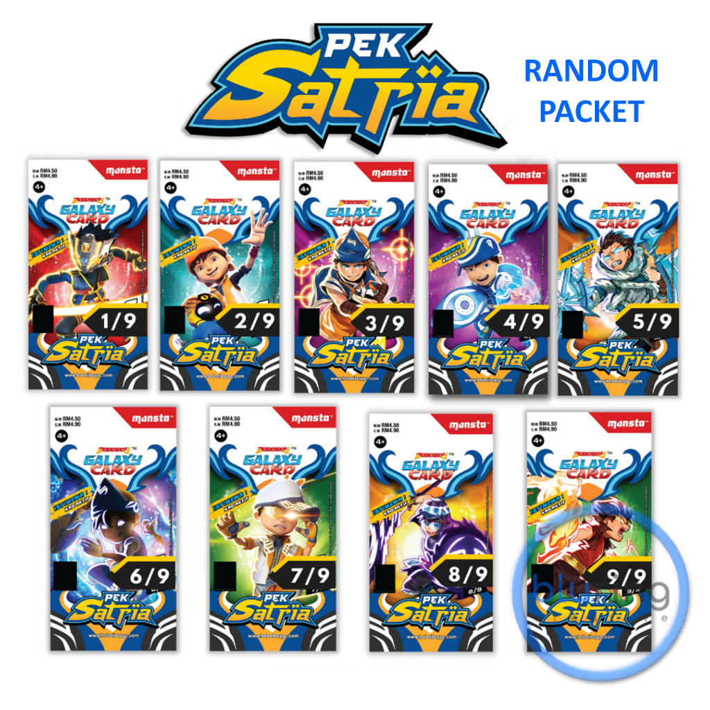 PEK SATRIA Kad Boboiboy Galaxy Card - Random Packet | Shopee Malaysia