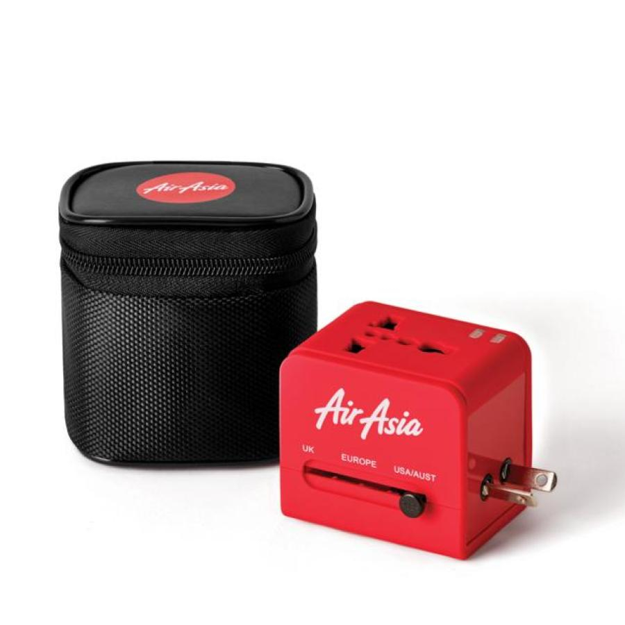 AirAsia Dual USB Travel Adapter | Shopee Malaysia