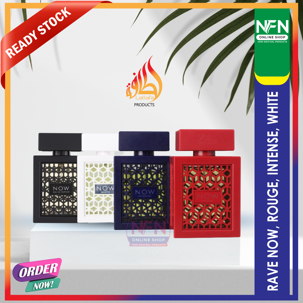 Rave Now Black, Intense, White, Rogue Eau De Parfum 100ML 3.4 FL OZ by ...