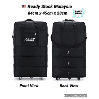 32” Height Wheel Baggage Travel Bag with 5 Small Wheel Beg Balik ...