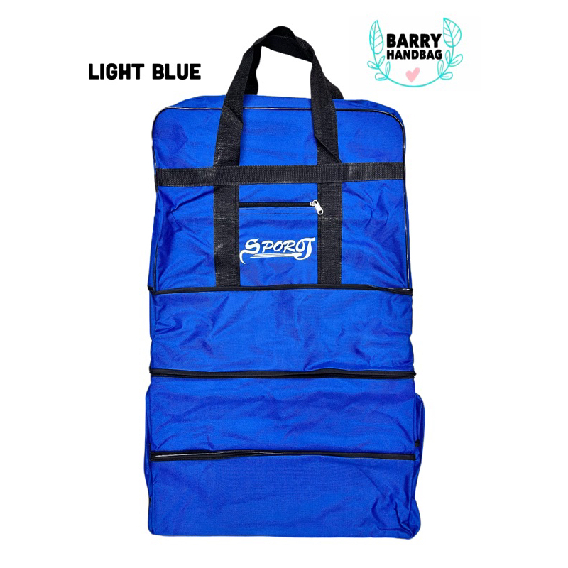 32” Height Wheel Baggage Travel Bag with 5 Small Wheel Beg Balik ...