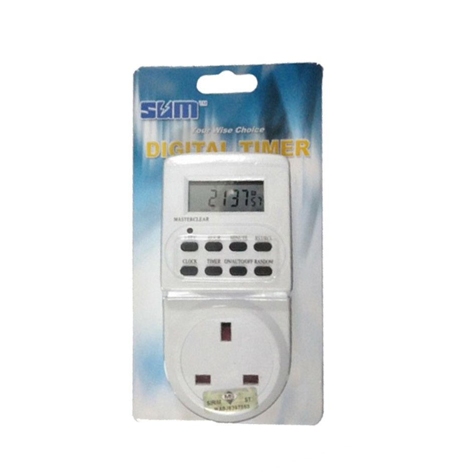Sum 24 Hours 3pin Plug In Timer Digital Timer Analog Timer Programmer