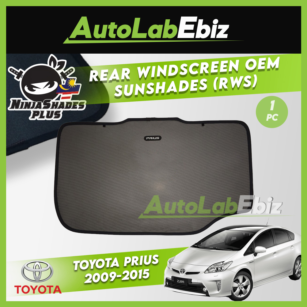 Toyota Prius 2009-2015 NinjaShades Plus Rear Windscreen OEM Sunshades ...