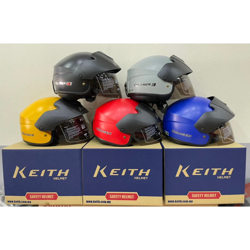Keith (KH) Cruiser V3 (Latest Model) Helmet Motosikal (100% Original KH ...