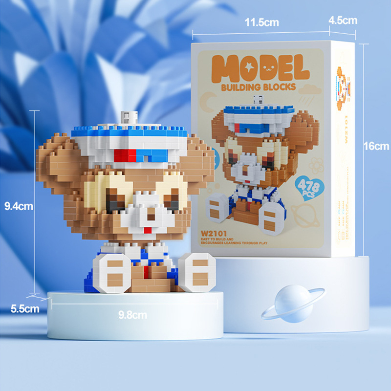 DIY kid Disney Character Model Building Blocks Nano block Action Figures Lego积木 模型 | Shopee Malaysia