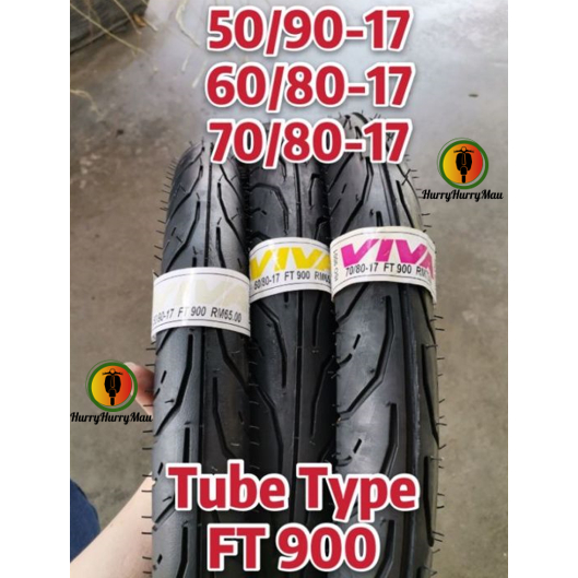 Viva FT900 50/90-17 OR 60/80-17 OR 70/80-17 Tubetype Tyre (Tayar Motor ...