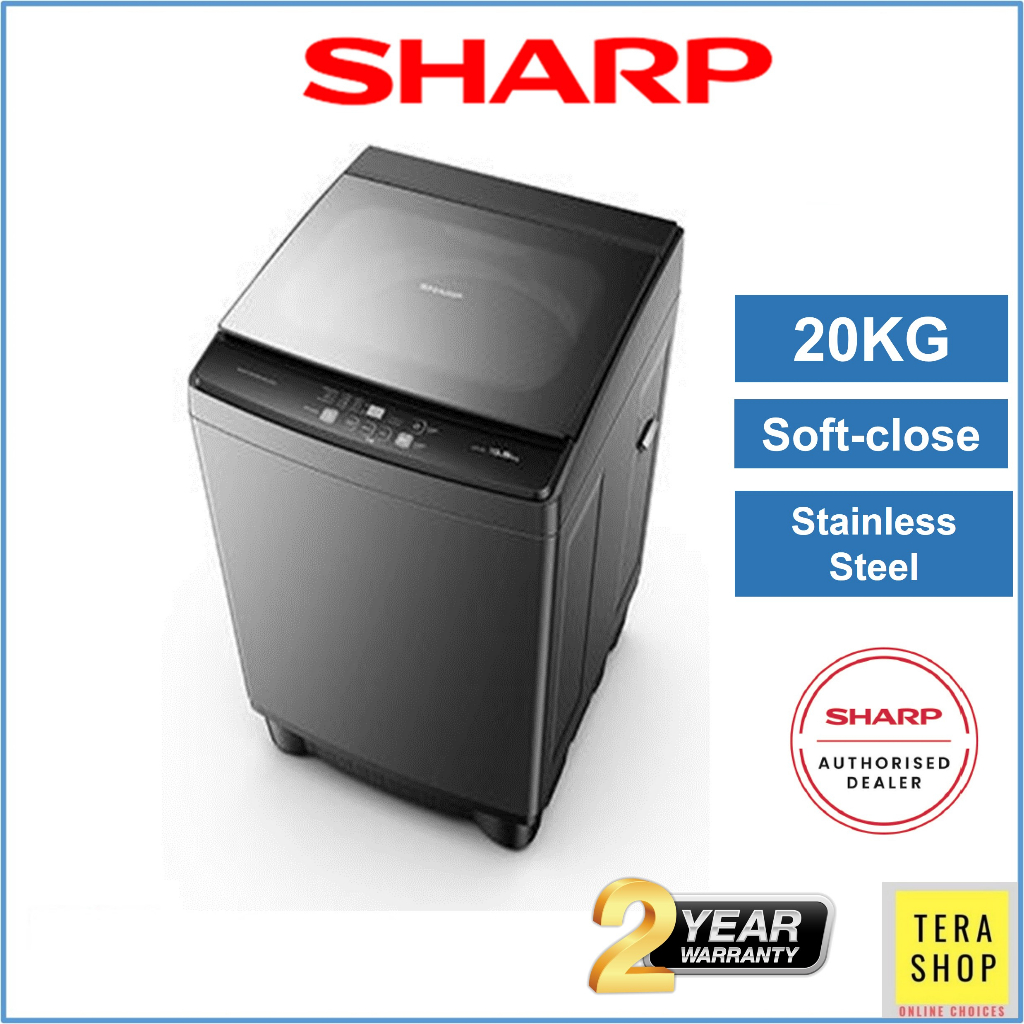 Sharp Top Load Washing Machine 10.5KG 12.5KG 15.5KG 20KG Mesin Basuh ...