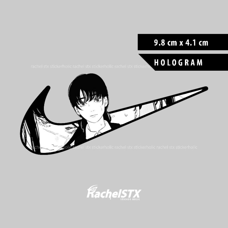 ASA MITAKA nike swoosh sticker anime sticker chainsaw man | Shopee Malaysia
