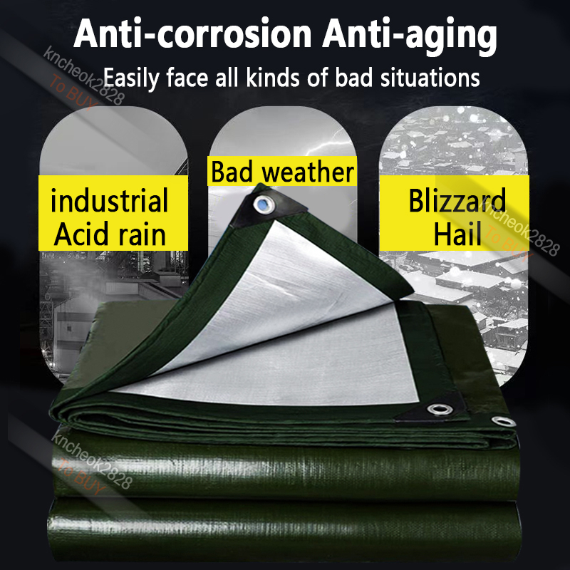 [Reday stock] Waterproof ground cloth canvas canopy tarpaulin sun ...