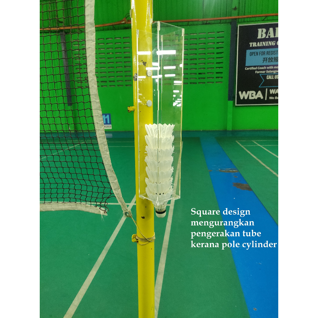 Shuttlecock Holder Tube Badminton Equipment Shuttlecock Dispenser with ...