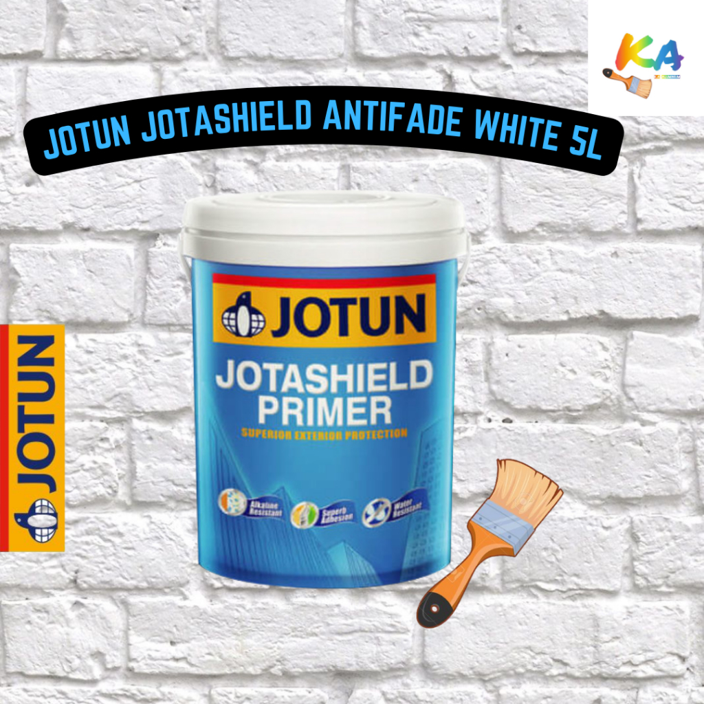 5L JOTUN JOTASHIELD ANTIFADE 0001 WHITE Cat Dinding Luar Rumah Exterior ... 5L JOTUN JOTASHIELD ANTIFADE 0001 WHITE Cat Dinding Luar Rumah Exterior ...