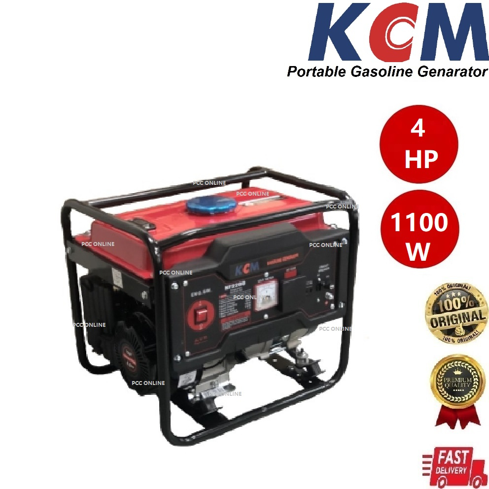 KCM KF1800 Portable Petrol Generator 1.1kW 1100W (4-Stroke) | Shopee ...