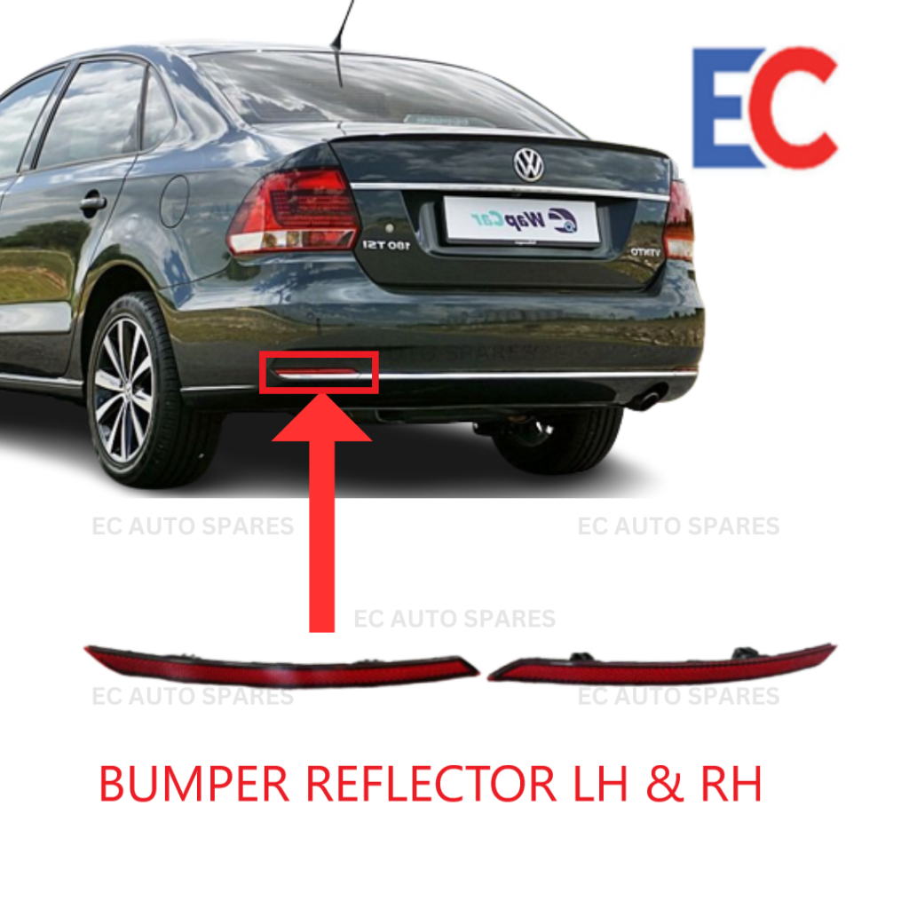 VOLKSWAGEN VENTO ( REAR BUMPER REFLECTOR ) - PASSENGER SIDE & DRIVER ...