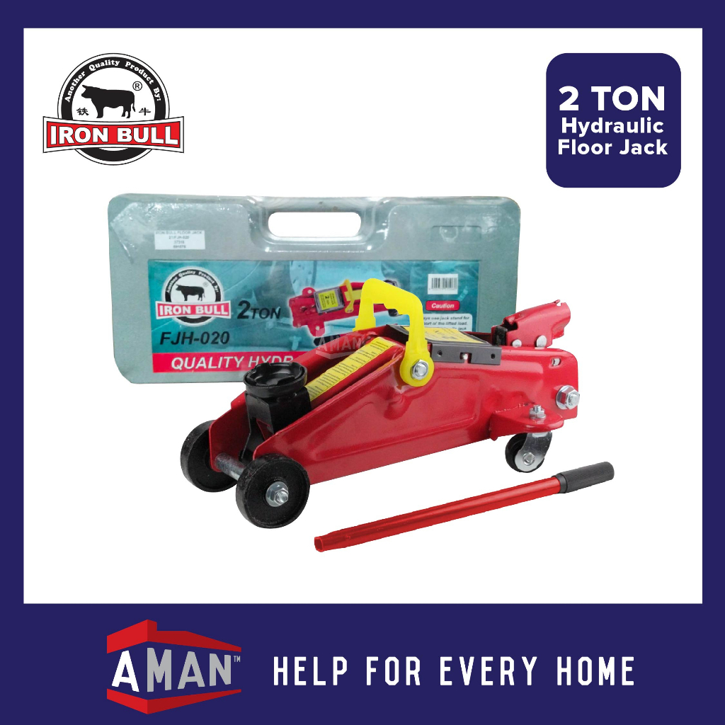 IRON BULL 2 Ton Hydraulic Floor Jack Heavy Duty Trolley Automotive Car ...