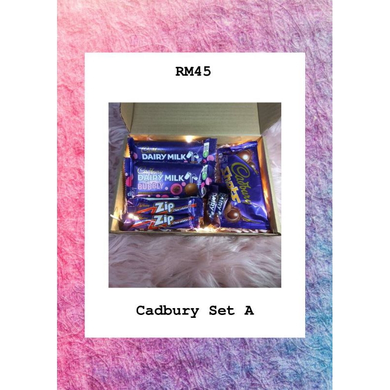 Cadbury Set A: Surprise Gift Set Gift Box Chocolate | Shopee Malaysia