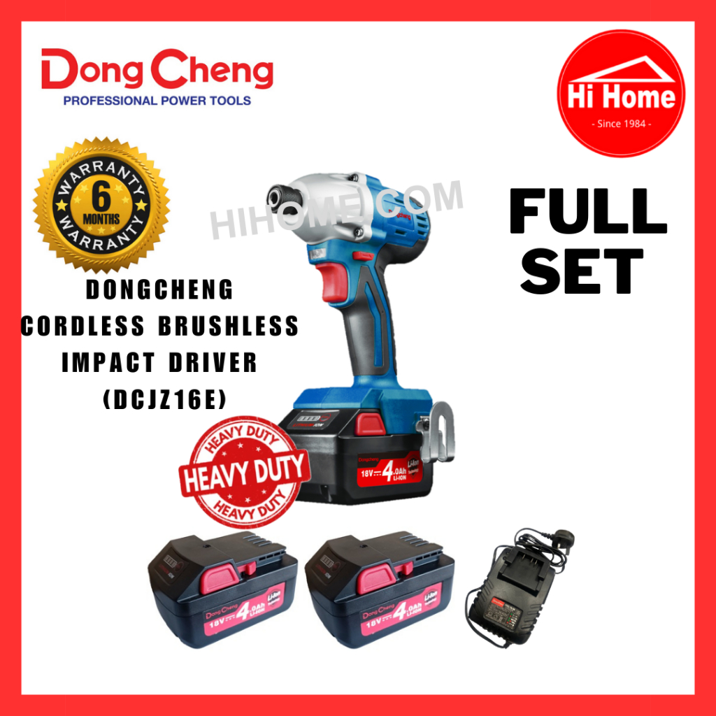 Dongcheng 18v 175n High Torque Heavy Duty Cordless Brushless Impact