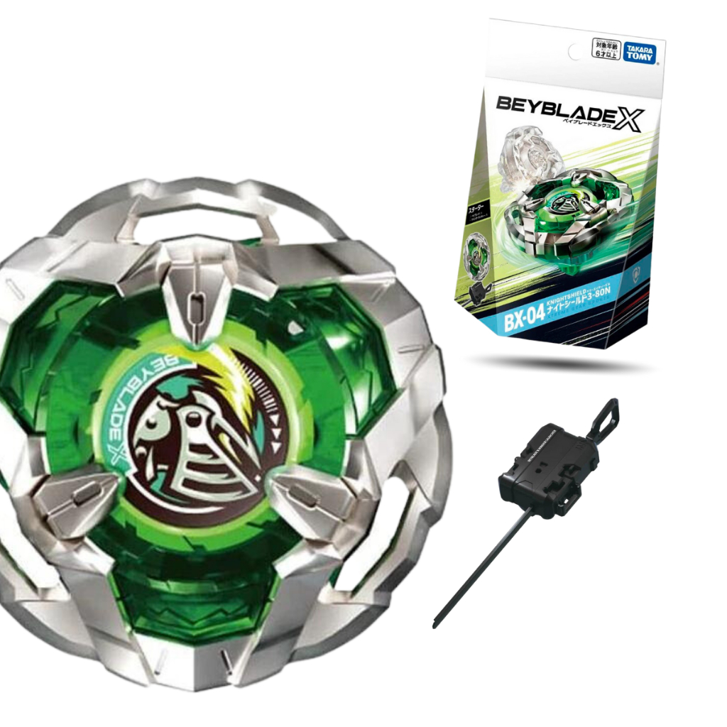 [BEYFAN] BX-04 Starter Knight Shield 3-80N | Takara Tomy Beyblade X ...