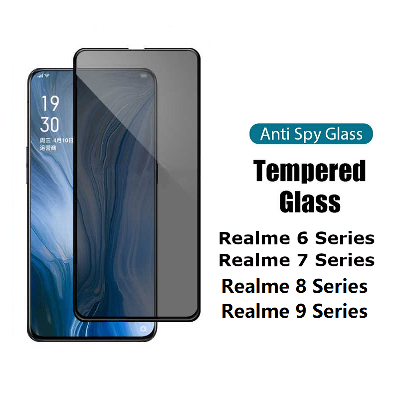 Realme Full Cover Privacy Screen Protector (9 PRO/9 PRO Plus/9i/Realme ...