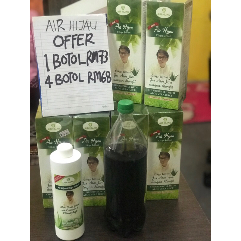 AIR HIJAU KLOROFIL CIKGU JEFFERI ORIGINAL DARI HQ | Shopee Malaysia