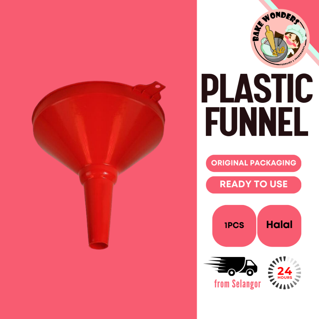 1PC Plastic Funnel / PVC Plastic Funnel / Reusable Plastic Funnel / Oil ...