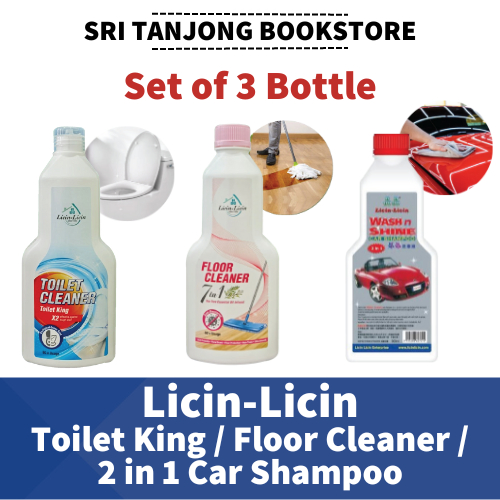 [ST] Licin Licin 7in1 Floor Cleaner / Toilet Cleaner / 2in1 Car Shampoo ...