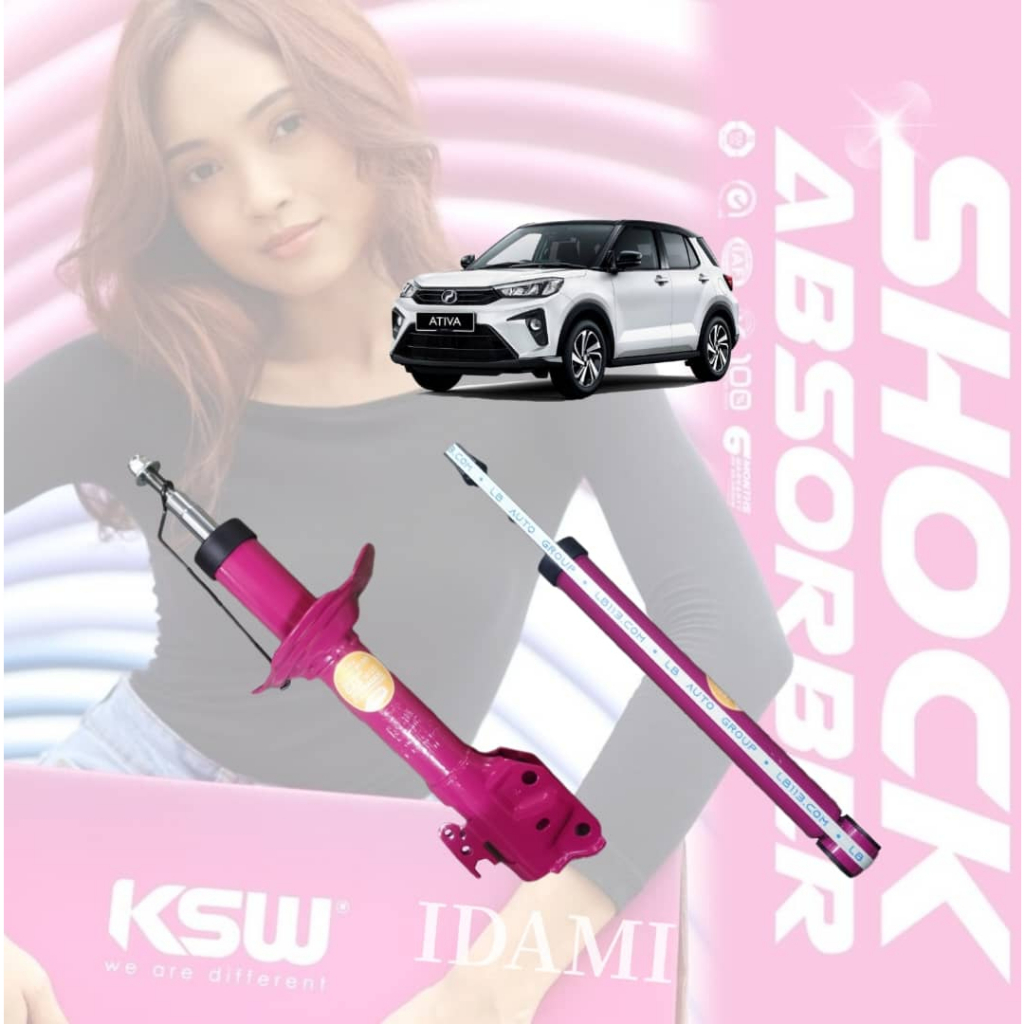 Perodua Ativa 1.0T 2021 KSW Performance Gas Absorber | Shopee Malaysia
