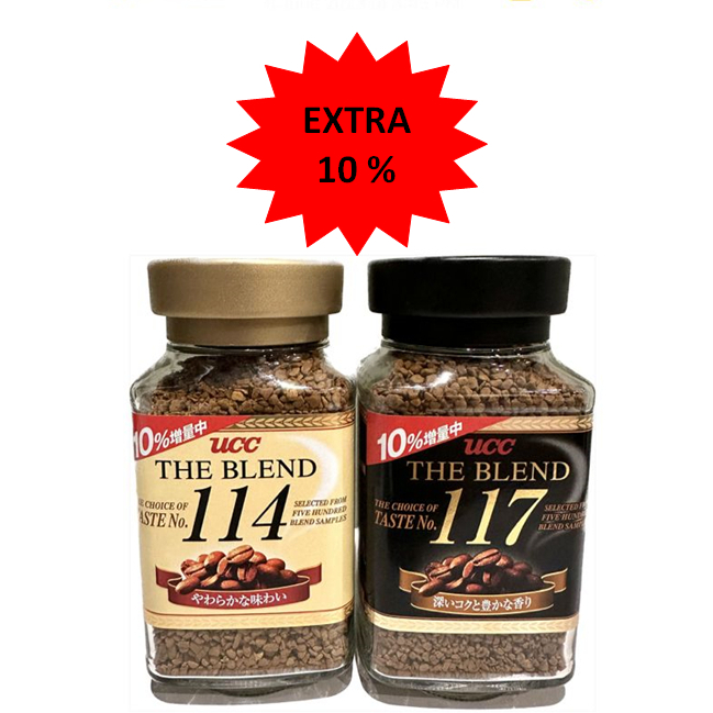 (PROMOTION!!) Japan UCC The Blend 114/117 Bottle 90G+9G (Extra 10% ...