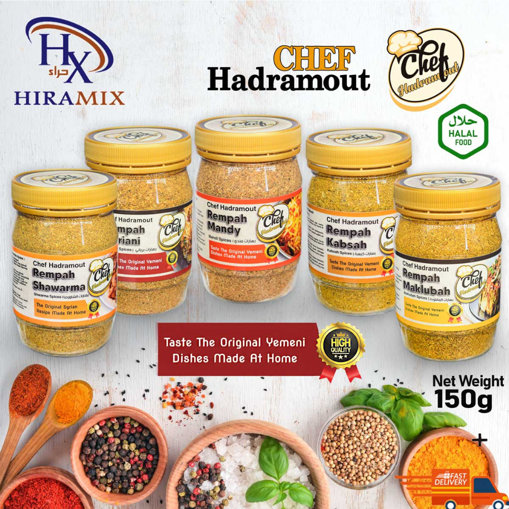 Rempah Nasi Arab Chef Hadramout Spices Kabsah Mandy Biryani Shawarma ...