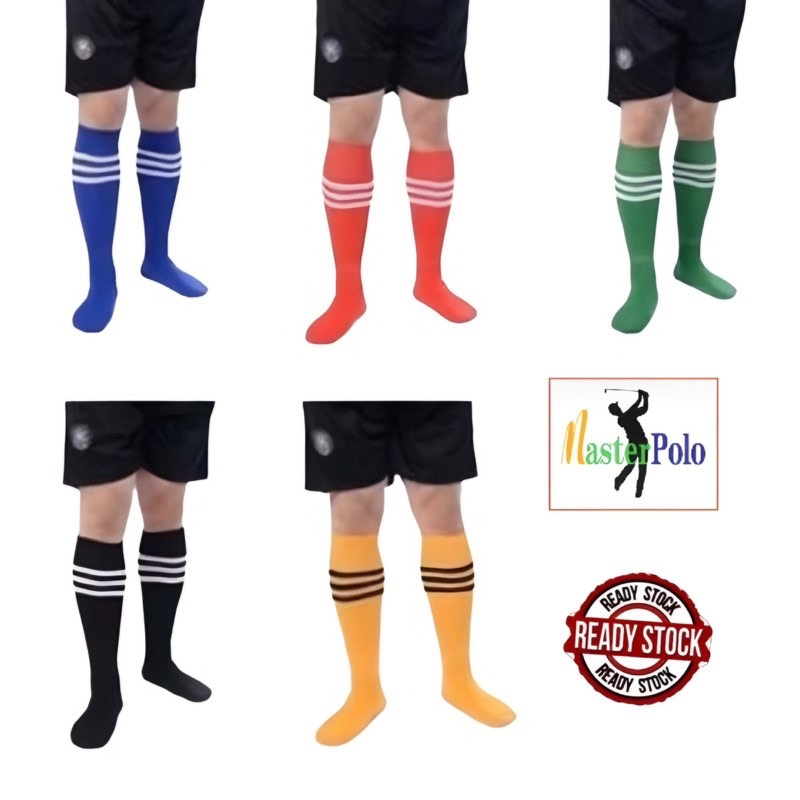 Masterpolo Adult Thick Football Socks Stokin Bola Stoking Futsal ...