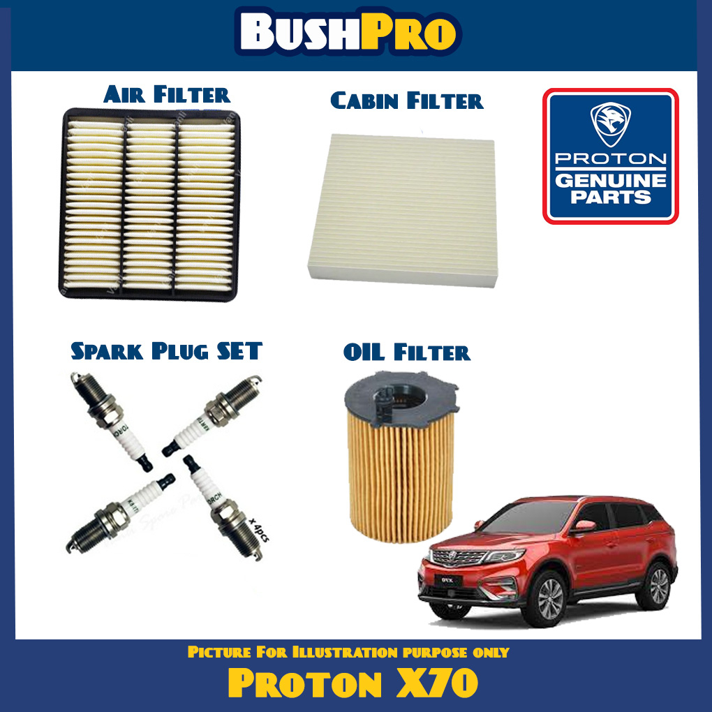 Original Proton X70 Genuine Geely Air Filter , Cabin A/C Filter , Oil ...