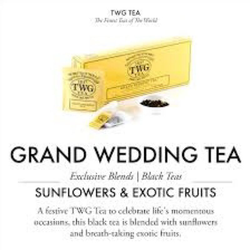 TWG Tea- Grand Wedding Tea | Shopee Malaysia