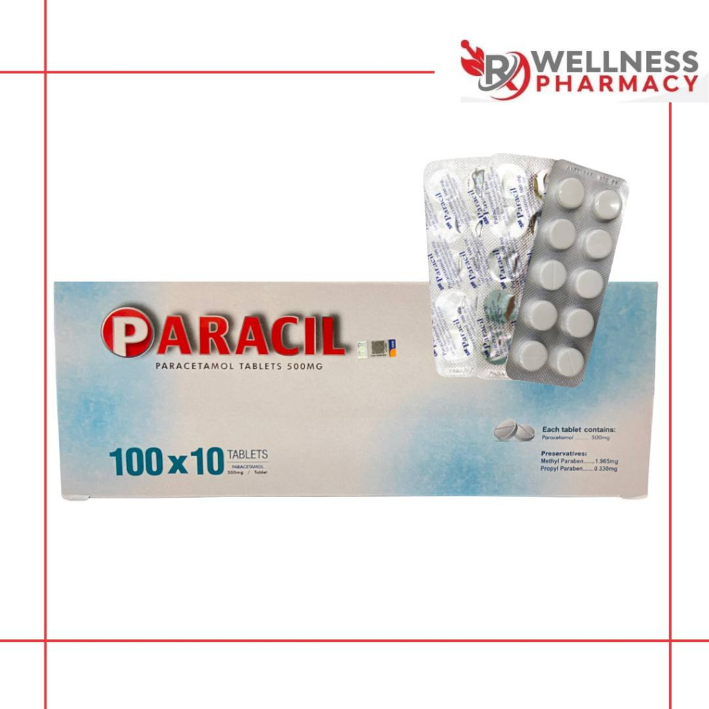 PARACIL Paracetamol 500mg 1 X 10's | Shopee Malaysia