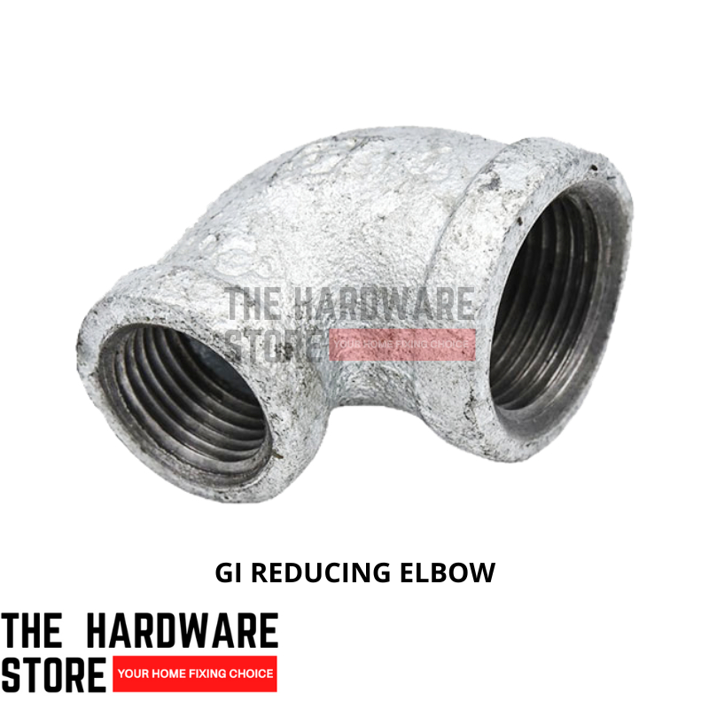 50MM Galvanized Iron GI Reducing Elbow Socket Tee Nipple Pipe Fitting ...