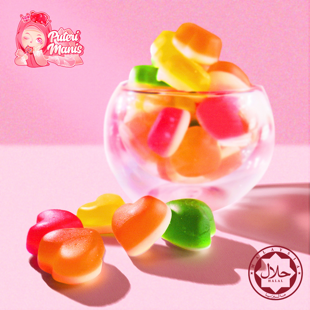 Bebeto Disney Heart Soft Candy 100g/ 200g/ 1kg | Halal Certified by ...