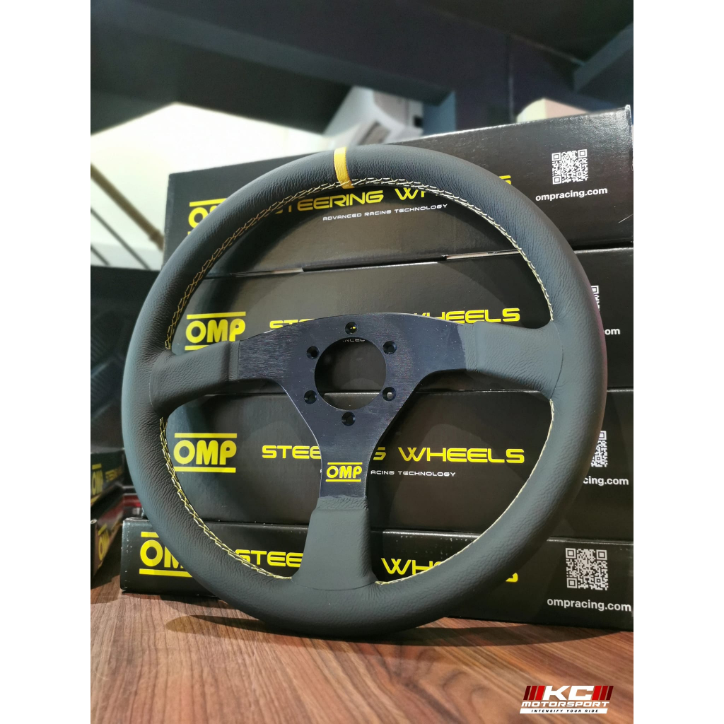 Genuine OMP Velocita Flat Steering Wheel (OD/1957) | Shopee Malaysia