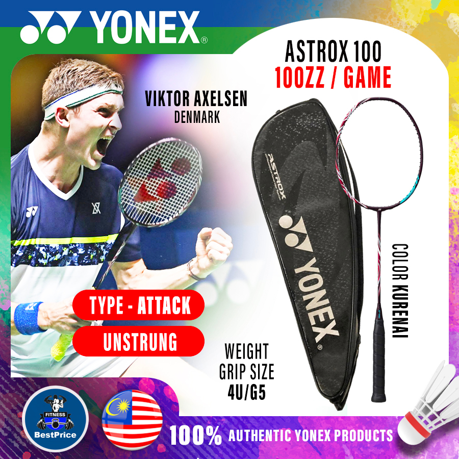 BPS 2024 New Model Original Yonex Astrox 100 Game 100ZZ Badminton Racket Racquet Frame 4U/G5 20 ...