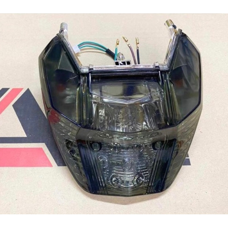HONDA WAVE CX WAVE110 ALPHA 110 CX HEAD LAMP TINTED+FRONT SIGNAL SET ...