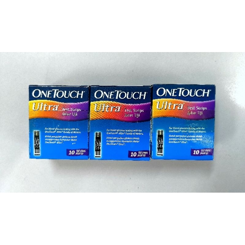 One Touch Ultra Test Strips 50's+10's/ 50's/ 25's/ 30's | Shopee Malaysia