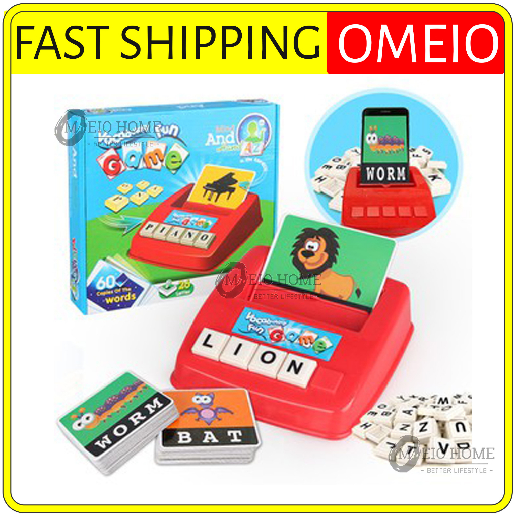 Literacy Fun Family Vocabulary Spelling Game Learning Kids Early ...