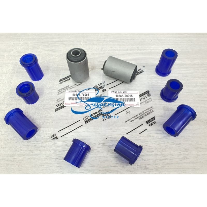 10 IN 1 SET - LEAF SPRING BUSH SET (SILICONE BUSH/ IRON BUSH) - TOYOTA ...