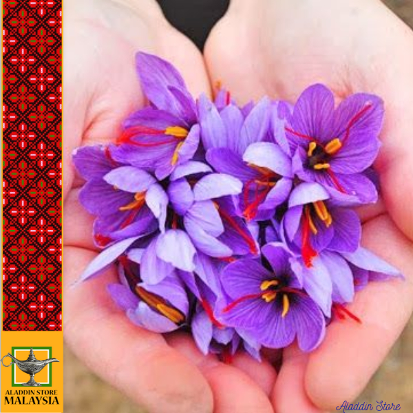saffron, (1gr) negin Zafaran Asli & kesar organik safron asli | Shopee ...