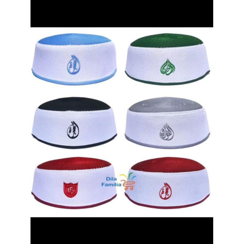 KOPIAH LOGO HAJI WARNA DESIGN EXCLUSIVE KOPIAH TEBAL BEST QUALITY ...
