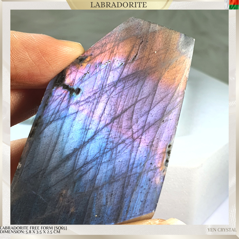 SPECTROLITE LABRADORITE FREE FORM WITH HIGH FLASH *HIGH-QUALITY GRADE ...