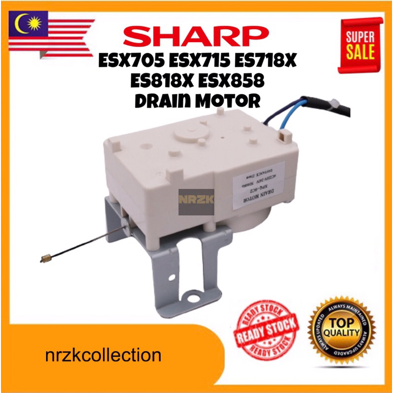 ESX705 ESX715 ES718X ES818X ESX858 SHARP Washing Machine Drain Motor ...