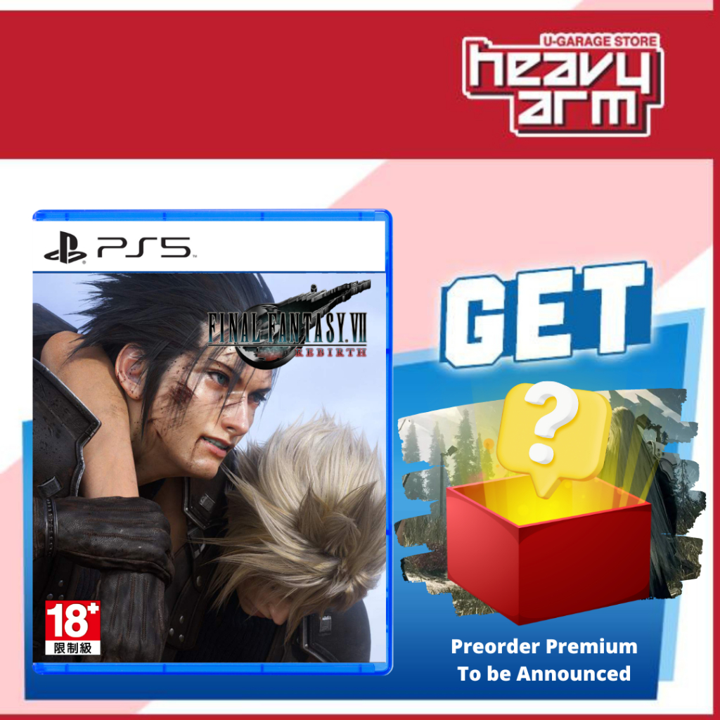 PS5 Final Fantasy VII Rebirth | FF7 Rebirth (English/Chinese) * 最终幻想 7 重生 * | Shopee Malaysia