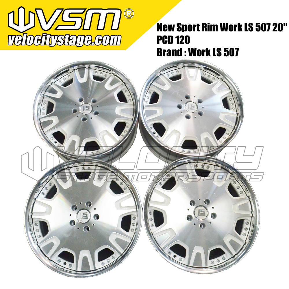 Work LS 507 20″ PCD 120 New Rim Ori Japan | Shopee Malaysia