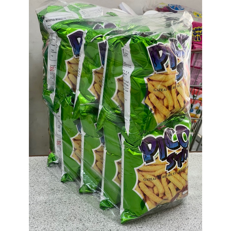(60g x 10’s) Pico Stix Chicken Stick Flavoured Snack Keropok Makanan ...
