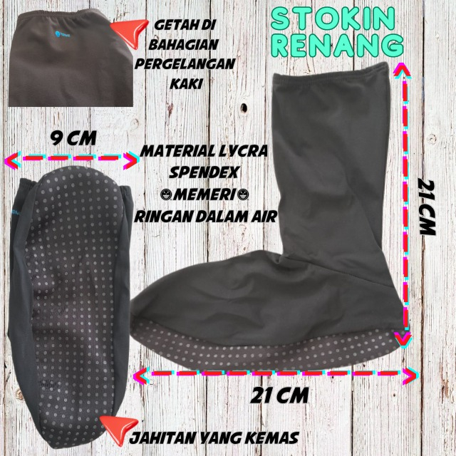 Stokin Tutup Aurat / STOKIN RENANG / STOKIN TAWAF / SWIMMING SOCK ...